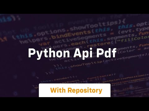 python api pdf