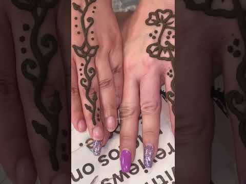 henna temporary tattoo in our store
