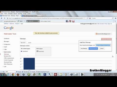 how to create a sitemap for blogger / blogspot & add to google to be indexed