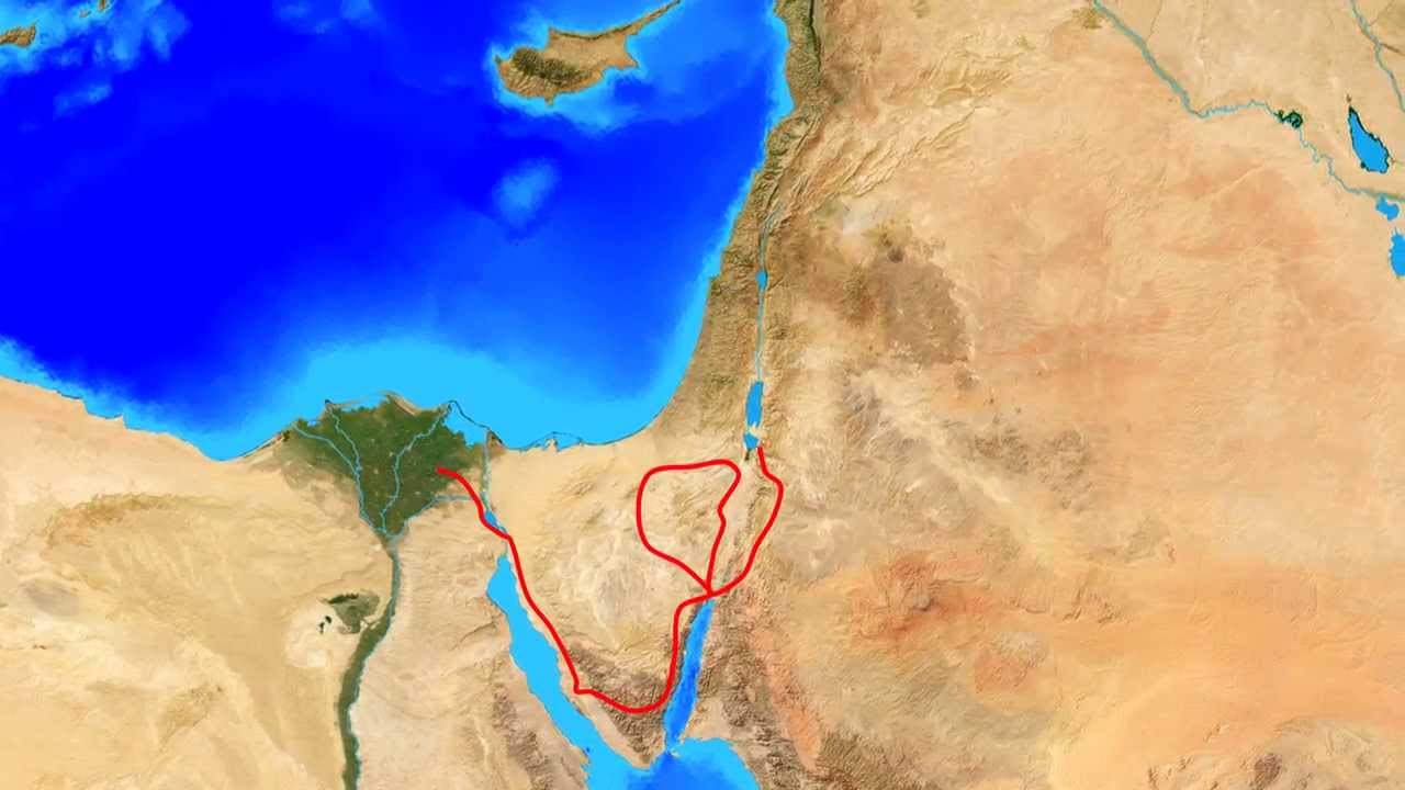 Free Footage: Israel exodus animation without geographic informations