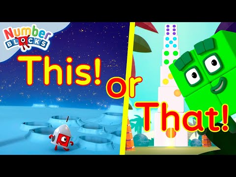 Numberblock Game Choose THIS or THAT! | 123 - Games for kids | Learn to Count | Numberblocks