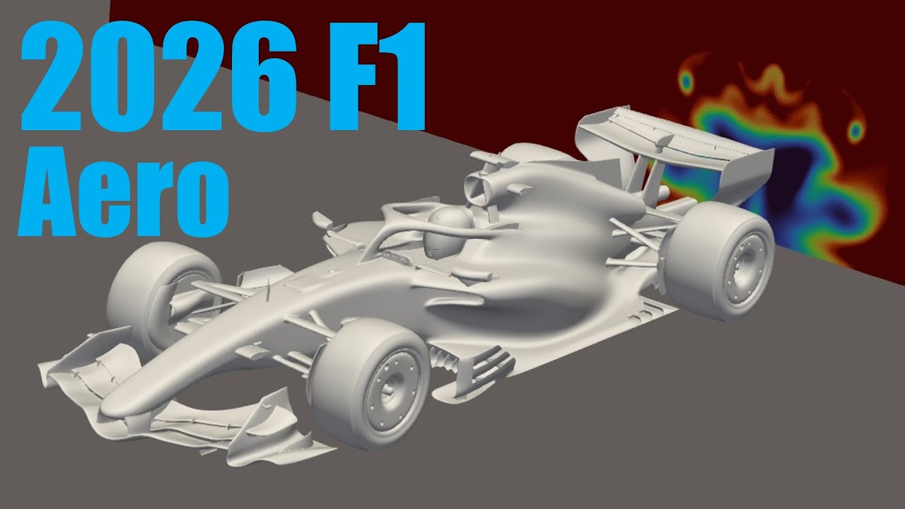 F1 2026 - Aero Analysis (Complex CFD Simulation)