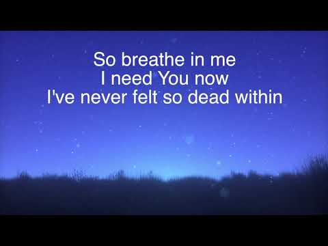 Breathe In Me ~ Michael W. Smith ~ lyric video