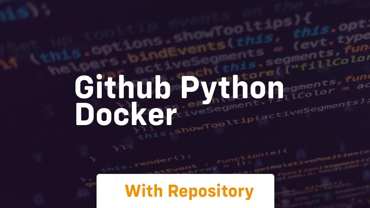 github python docker