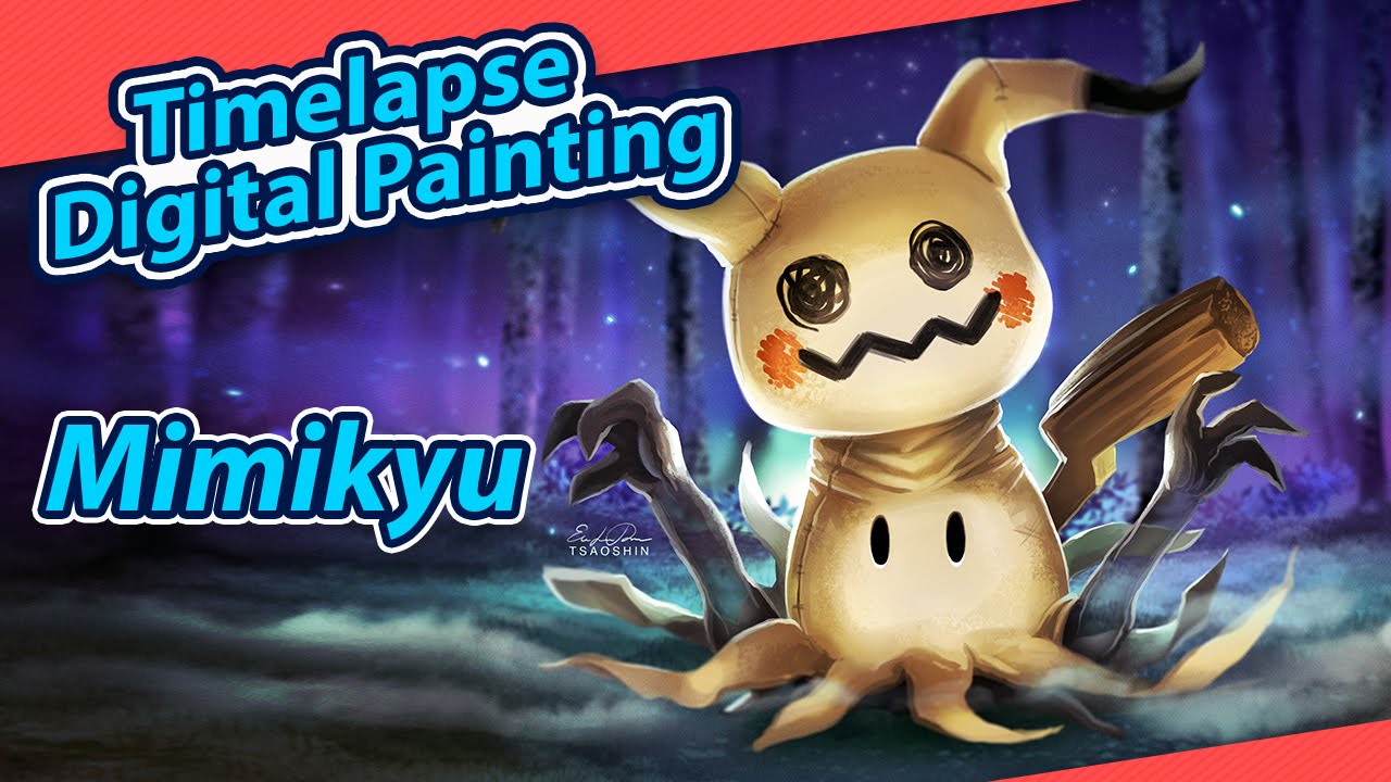 Mimikyu - Time Lapse Digital Painting