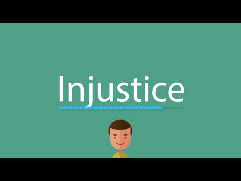 Injustice pronunciation