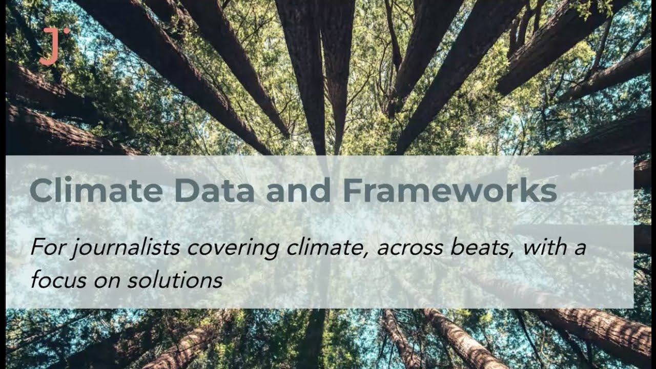 Climate Data and Frameworks for Solutions Reporting
