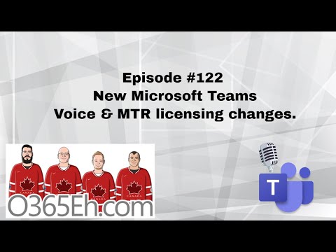 Episode #122 – Microsoft Teams Voice and MTR licensing changes – O365Eh!