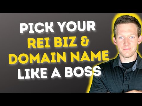 Real Estate Investor Business Names! DON'T SCREW THIS UP When Choosing Your REI Brand & Domain Name!