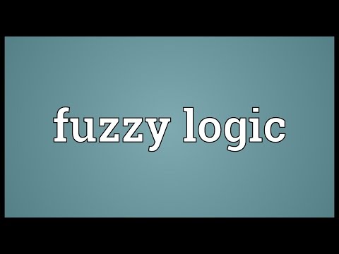 Fuzzy logic Meaning