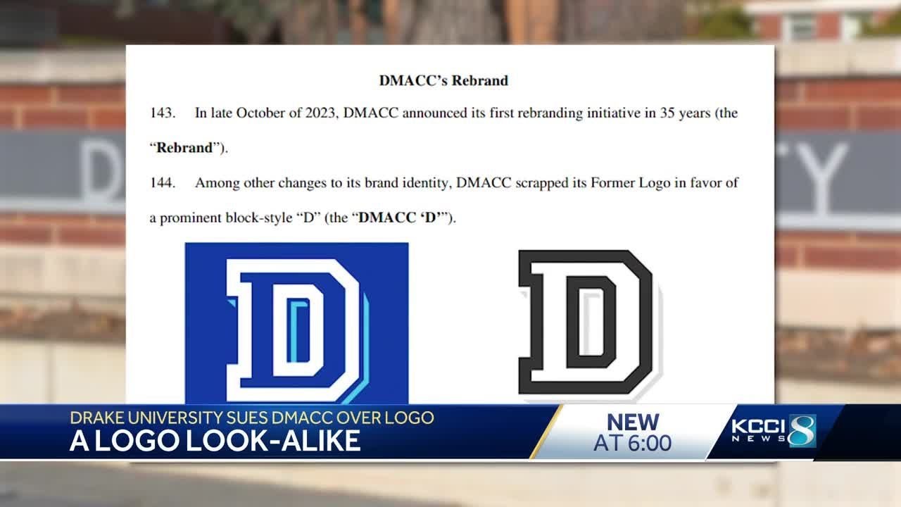 Drake University sues DMACC over new logo