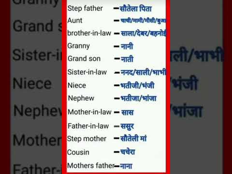mother in law 😅\ basic English word @Basicenglish1234 #short #basicenglish