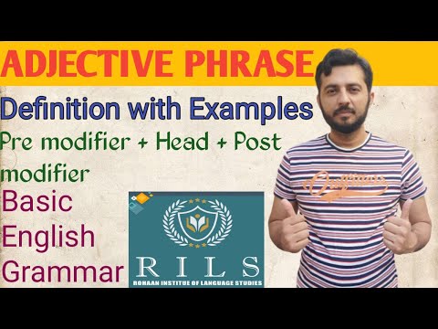 What Adjective Phrase? | Adjective Phrase and its examples | English Grammar| RILS The Lingua Expert