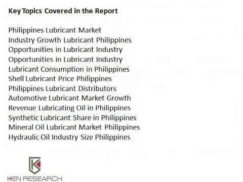 Shell Lubricant Price Philippines, Philippines Lubricant Distributors - Ken Research