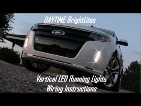 DAYTIME BrightLites LED Running Light Wiring Instructions