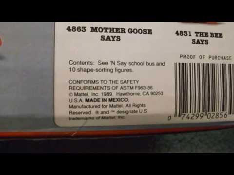 Vintage See 'n' Say School Bus Talking Toy Review