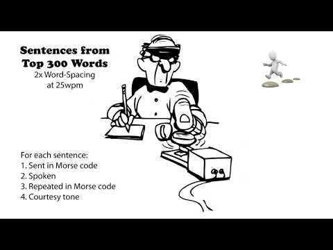Sentences from Top 300 Words - 2x Word-Spacing - 25wpm