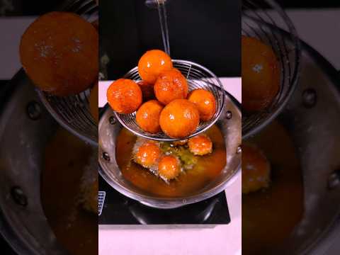 Easiest Gulab Jamun Ever | Made with Bread Only 😲✨ #shorts