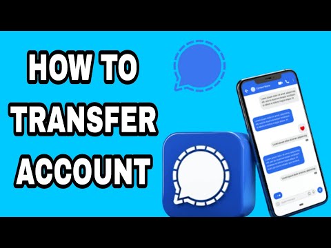 How To Transfer Account On Signal App