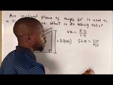 Velocity Ratio of a Simple Machine | Physics