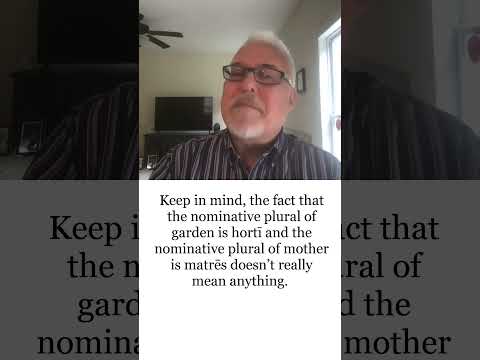 Learn Latin in One Minute with Dr. Massey: the Five Declensions of the Noun