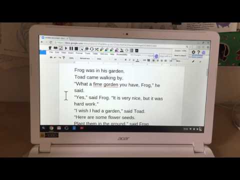 Speak Text: Read&Write and ChromeVox