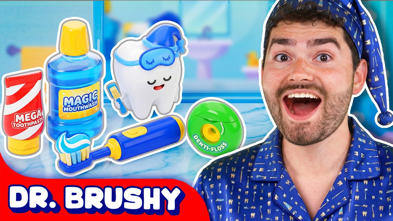 Bedtime Brushing Routine! | Dr. Brushy