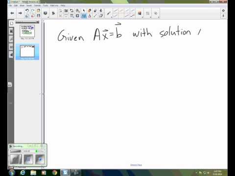 Error for a Solution to a System of Equations