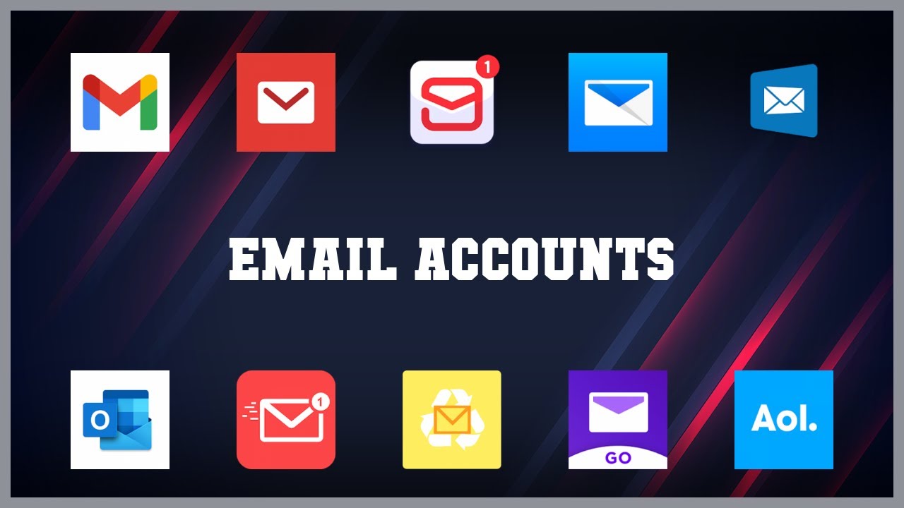 Popular 10 Email Accounts Android Apps