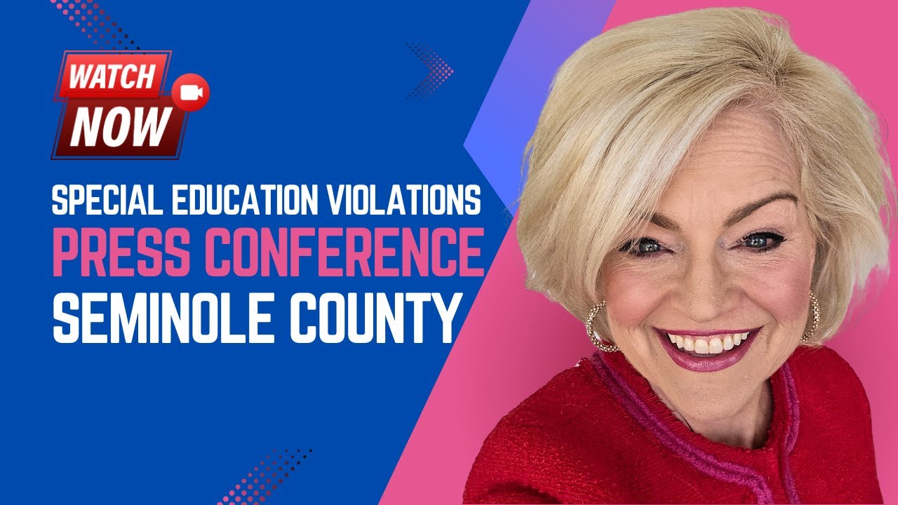 EXPOSED: Seminole County Special Education Violations | Karen Mayer Cunningham Press Conference