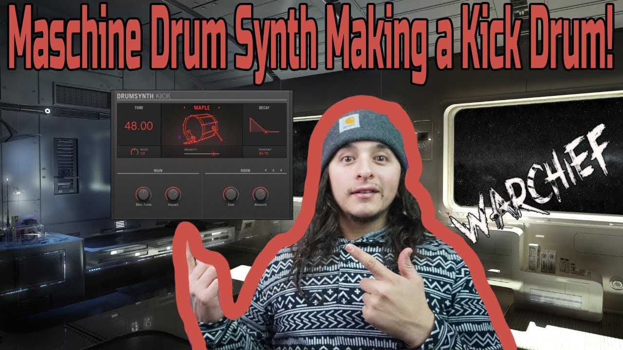 Maschine Drum Synth Making a Kick Drum!