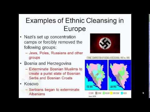 What is ethnic cleansing