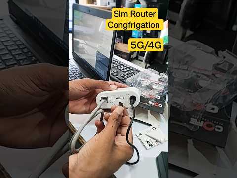 How to Connect 5G/4G Sim Router in Ethernet in Laptop| Ethernet Connected 5G Sim#macnitesh#Sim#Wifi