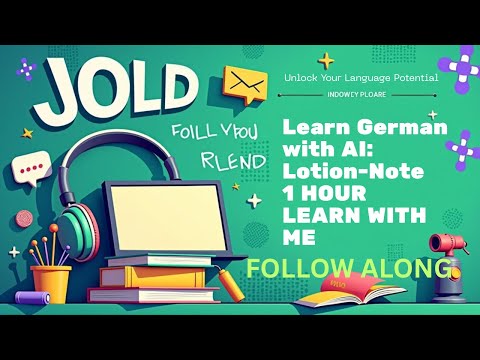 Learn German | AI, lotion-note B1-C1(1 HOUR - FOLLOW ALONG)