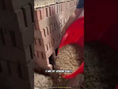 Scorpion farming for venom