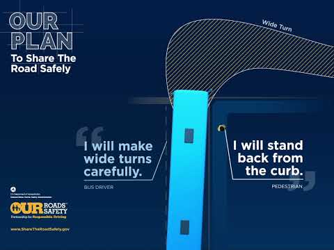 "Our Plan" Campaign - Wide Turns - Bus/Pedestrian (Rectangle)