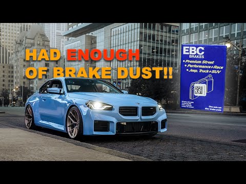 BRAKE DUST on the BMW M2 G87 Is Brutal - EBC Red Pads Fixes It