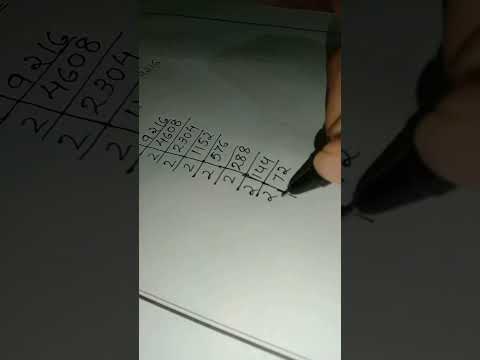 Square root of 9216#Square root#
