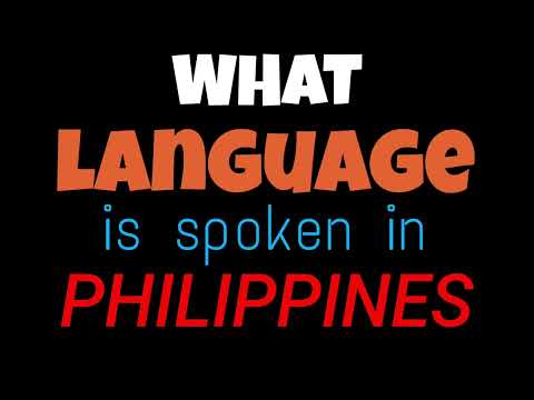 What language is spoken in Philippines| Language spoken in Philippines | most spoken language in