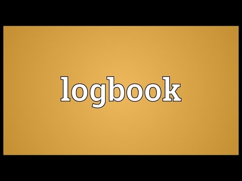 Logbook Meaning