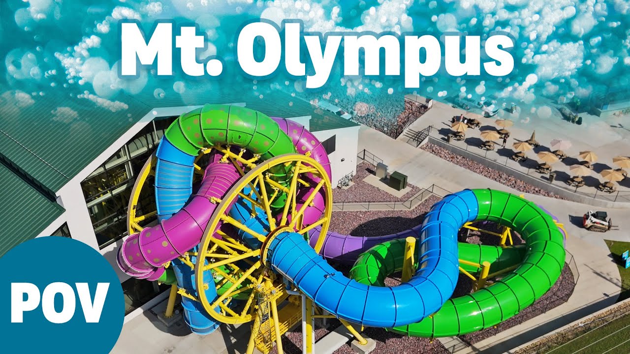 Mt. Olympus Water Park Wisconsin Dells | Water Slides 2024 POV