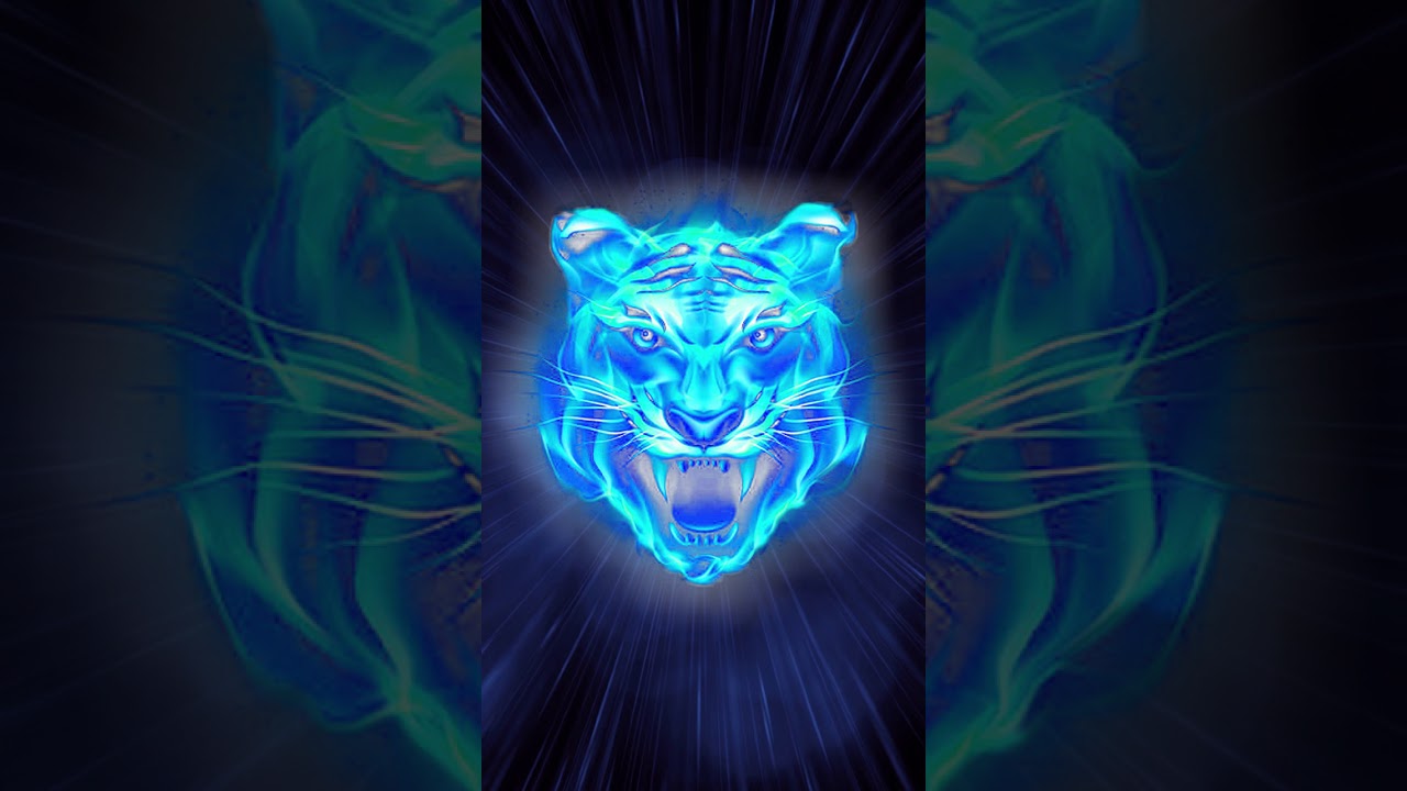 lion neon animation