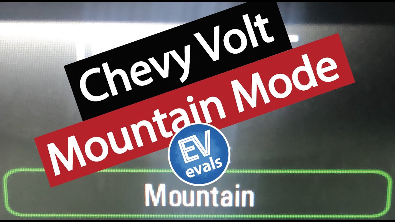 2013 Chevy Volt - Mountain Mode / Charging on the go - EV evals
