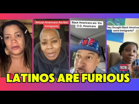 LATINOS ARE FURIOUS About BLACK AMERICANS Are NOT IMMIGRANTS
