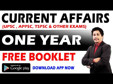 APPSC Group 2 Current Affairs PDF | 🎁 Free Current Affairs Material for APPSC / TSPSC