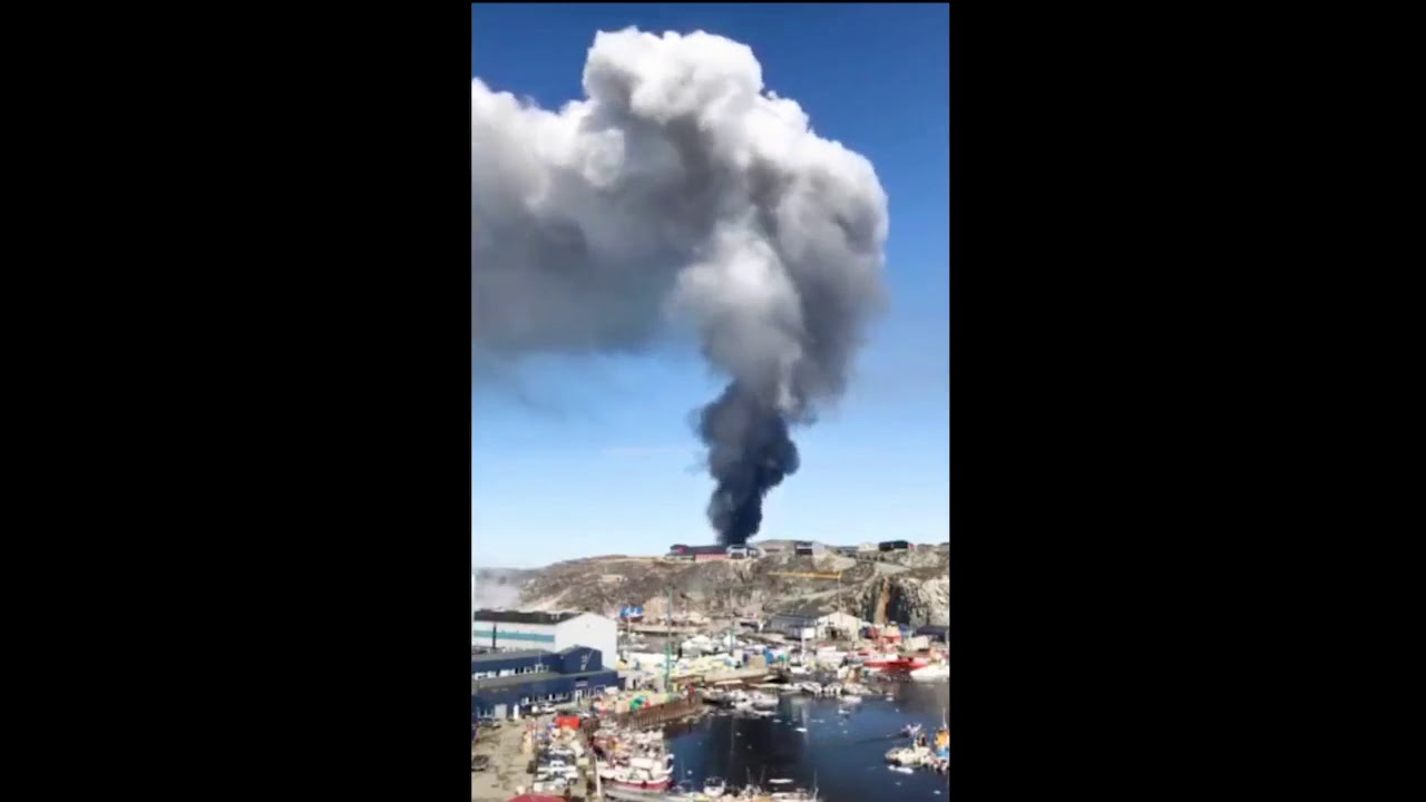 Timelapse brand Ilulissat af Paarnannguaq Andersen