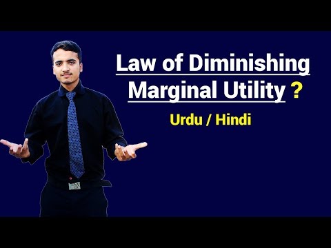 Law of Diminishing Marginal Utility With Example | Urdu / Hindi