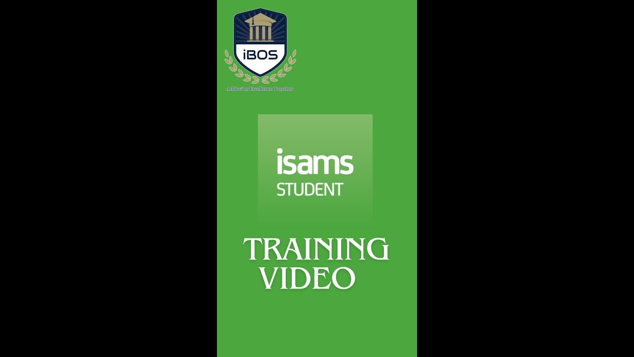 iBOS School- iStudent App Training Video