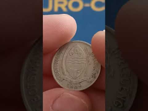 Botswana, 10 Thebe, 1989