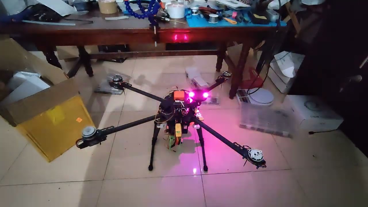 Pixhawk Ardupilot Quadcopter motor Sequence testing